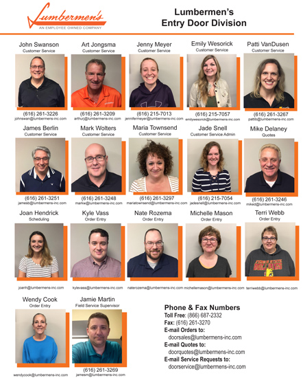 18-0051-Door-Customer-Service-Sheet - Lumbermen's Inc. Building ...