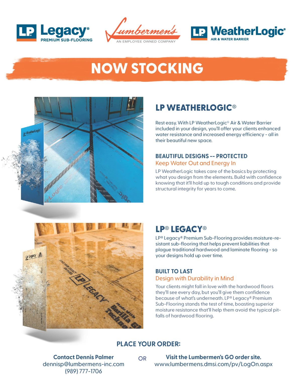 lp legacy and weatherlogic flyer - Lumbermen's Inc. Building Materials ...