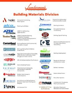 Generic Line Card - Lumbermen's Inc. Building Materials Distributor ...