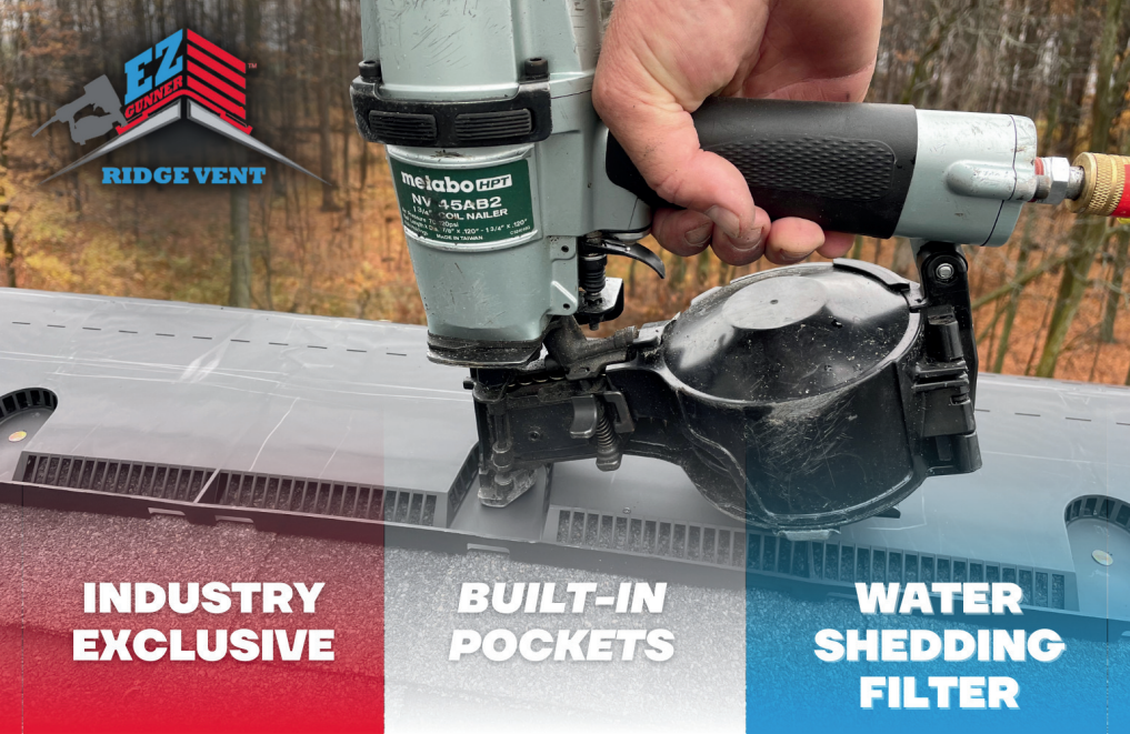 EZ Gunner Ridge Vent - Lumbermen's Inc. Building Materials Distributor ...